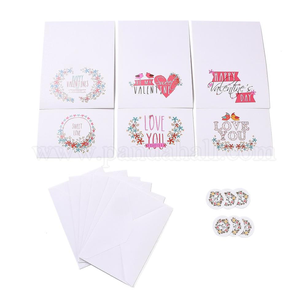 Wholesale Rectangle Paper Greeting Cards - Pandahall.com