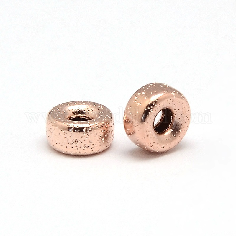 Wholesale Rose Gold Filled Textured Bead Spacers - Pandahall.com