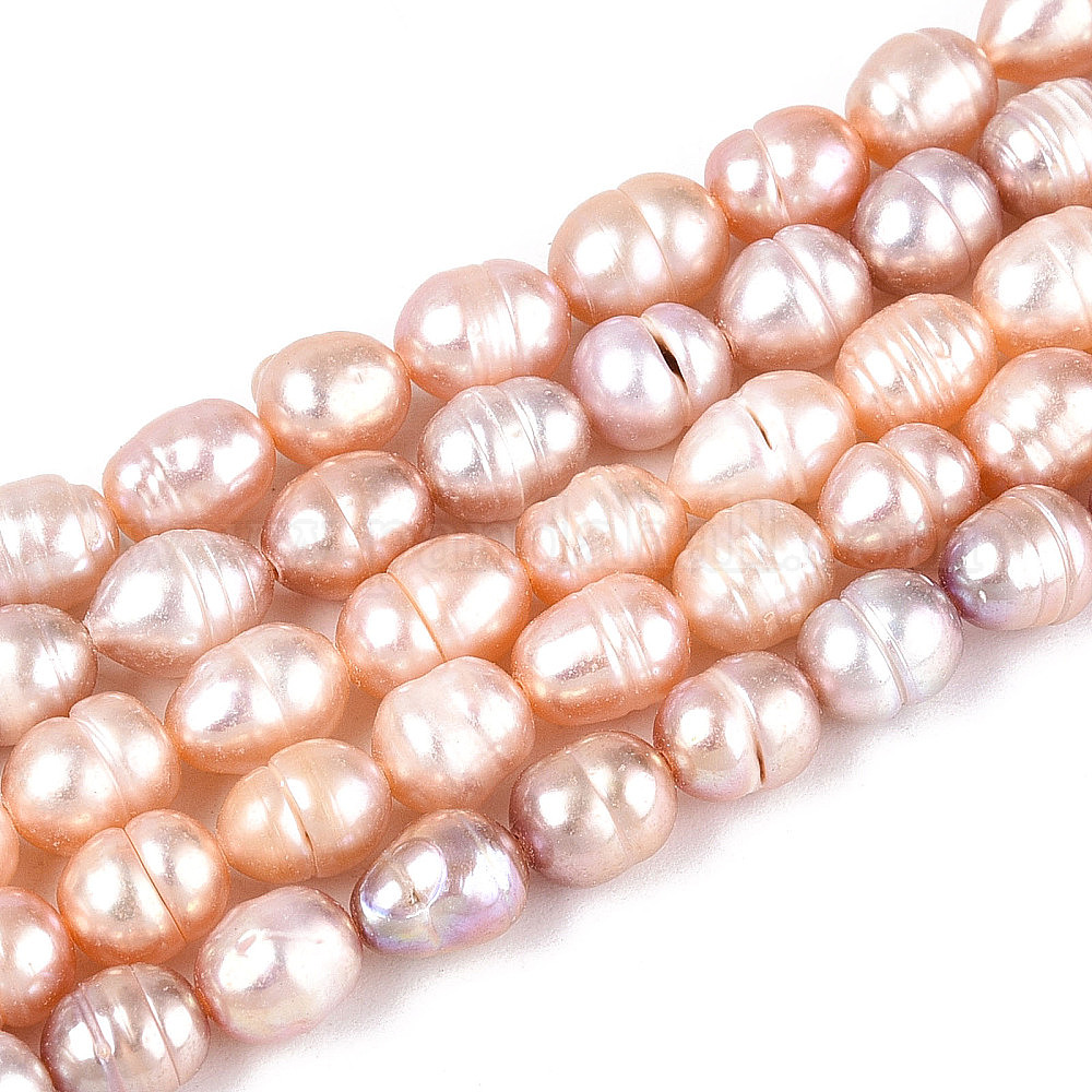 Wholesale Natural Cultured Freshwater Pearl Beads Strands - Pandahall.com