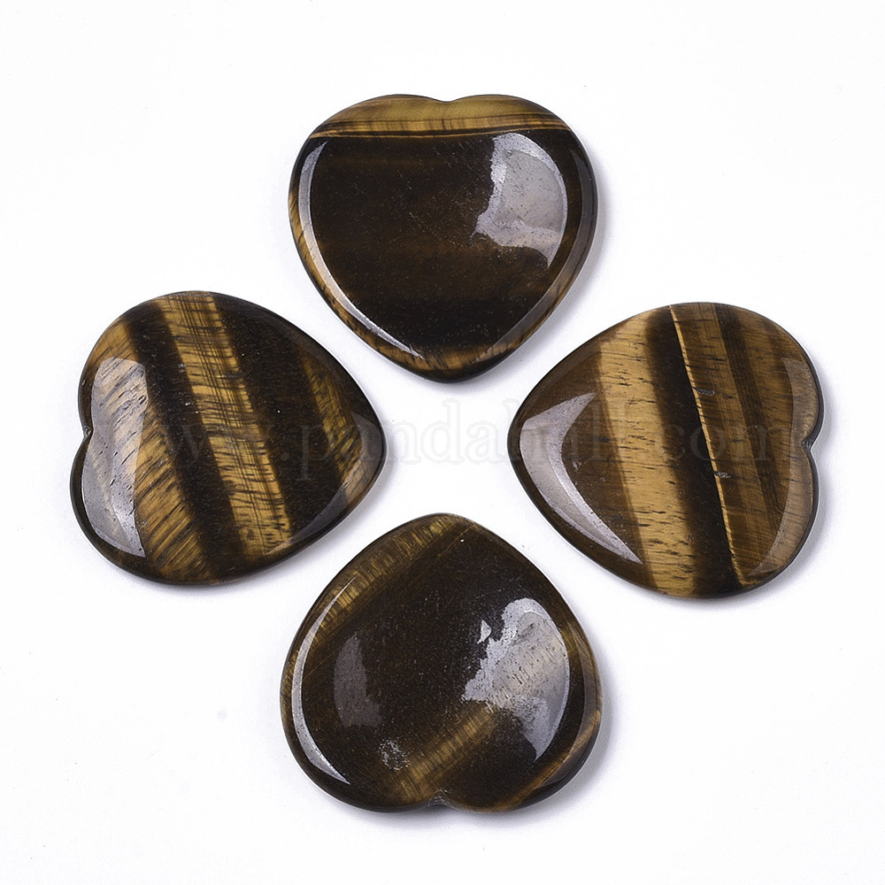 Wholesale Natural Tiger Eye Thumb Worry Stone - Pandahall.com