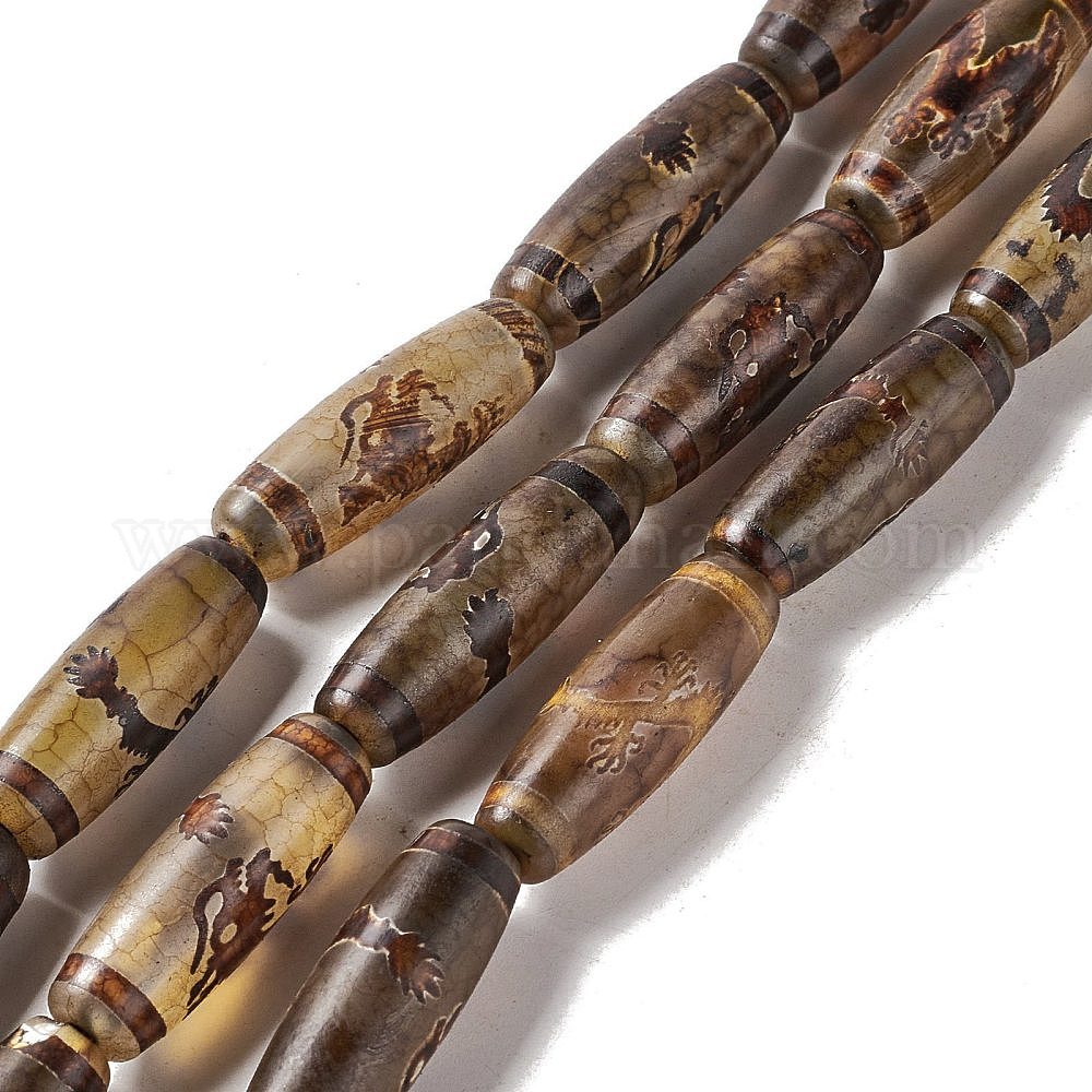 Wholesale Tibetan Style dZi Beads Strands - Pandahall.com