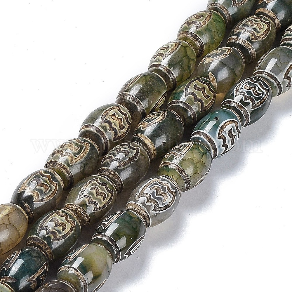 Wholesale Tibetan Style dZi Beads Strands - Pandahall.com