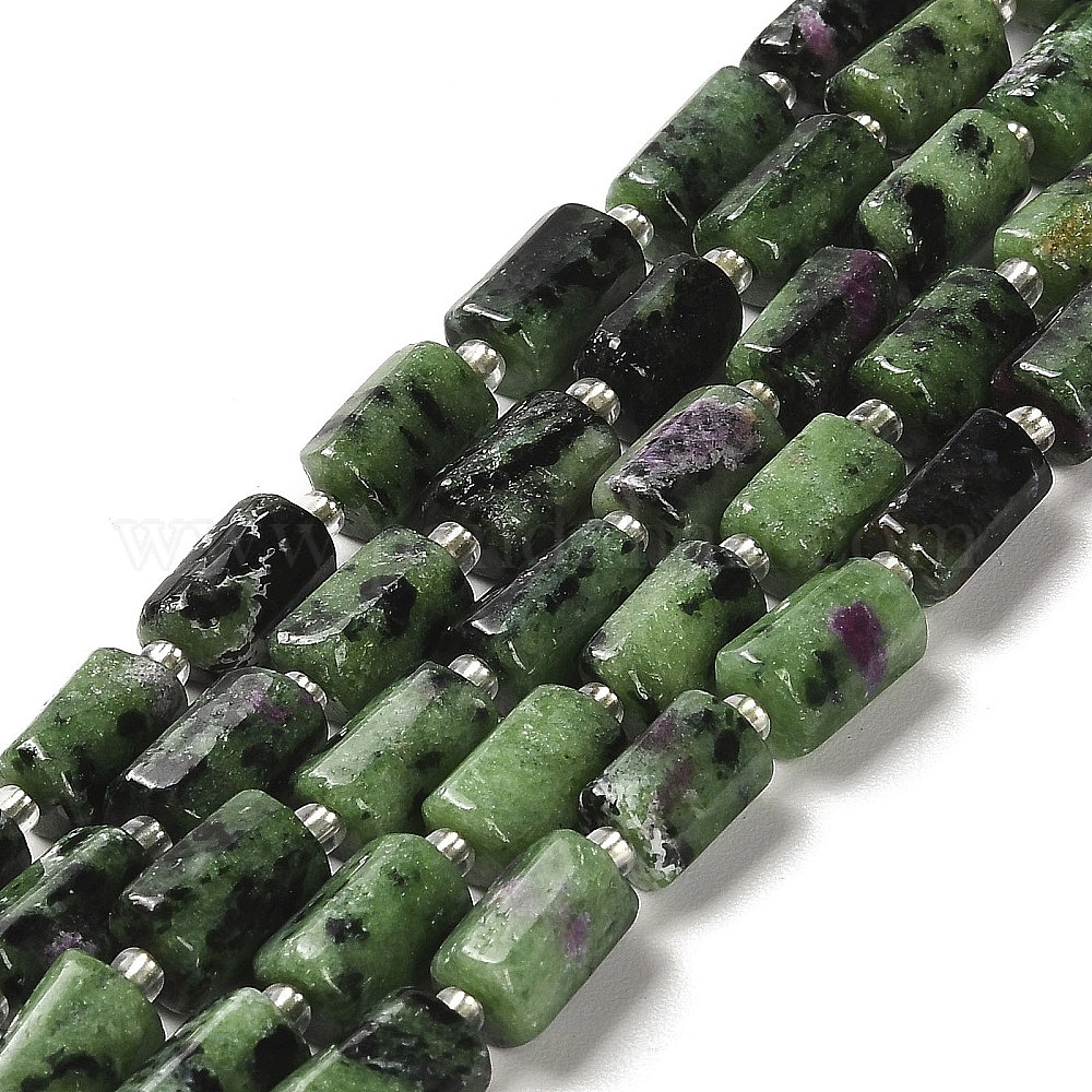 Wholesale Natural Ruby in Zoisite Beads Strands - Pandahall.com