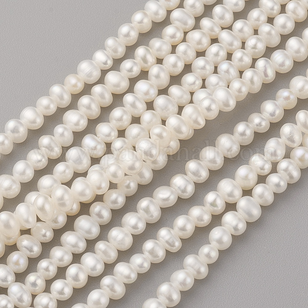 Wholesale Natural Cultured Freshwater Pearl Beads Strands - Pandahall.com