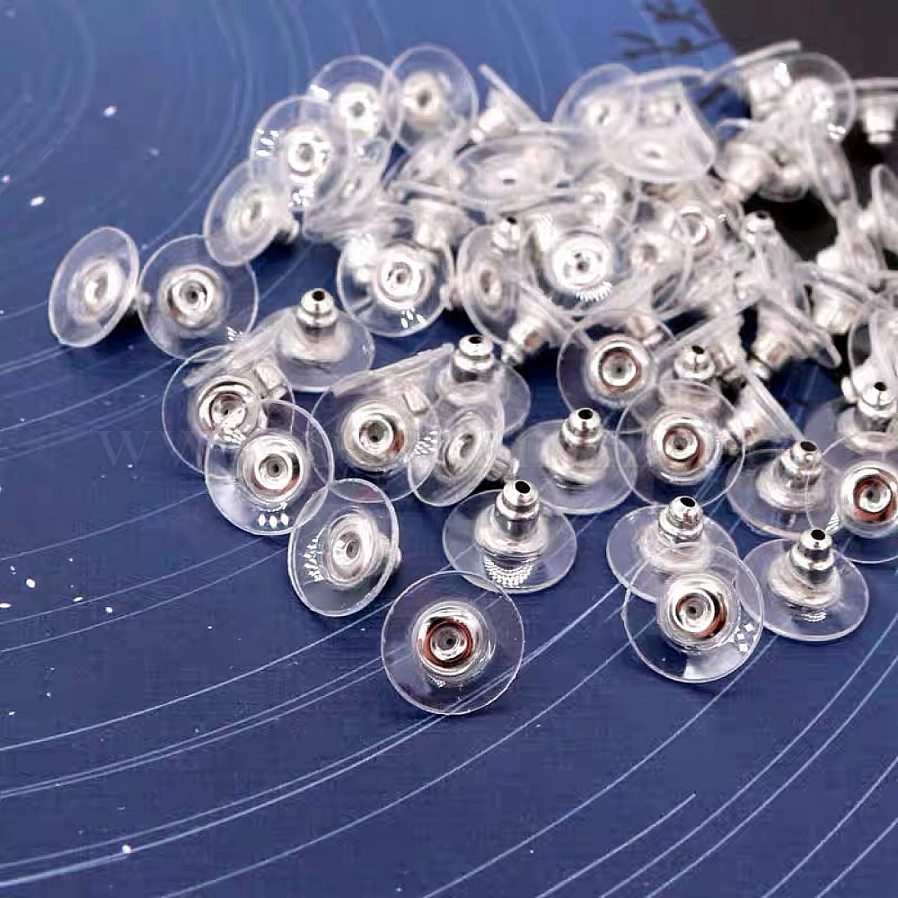 Wholesale 100Pcs Plastic Ear Nuts - Pandahall.com