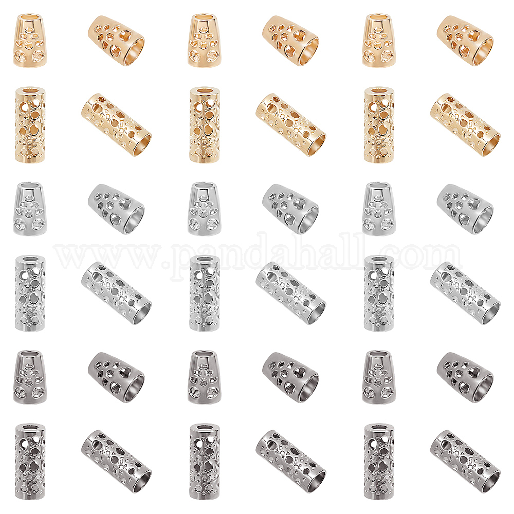 Wholesale 72Pcs 6 Colors Iron Bead Cone - Pandahall.com