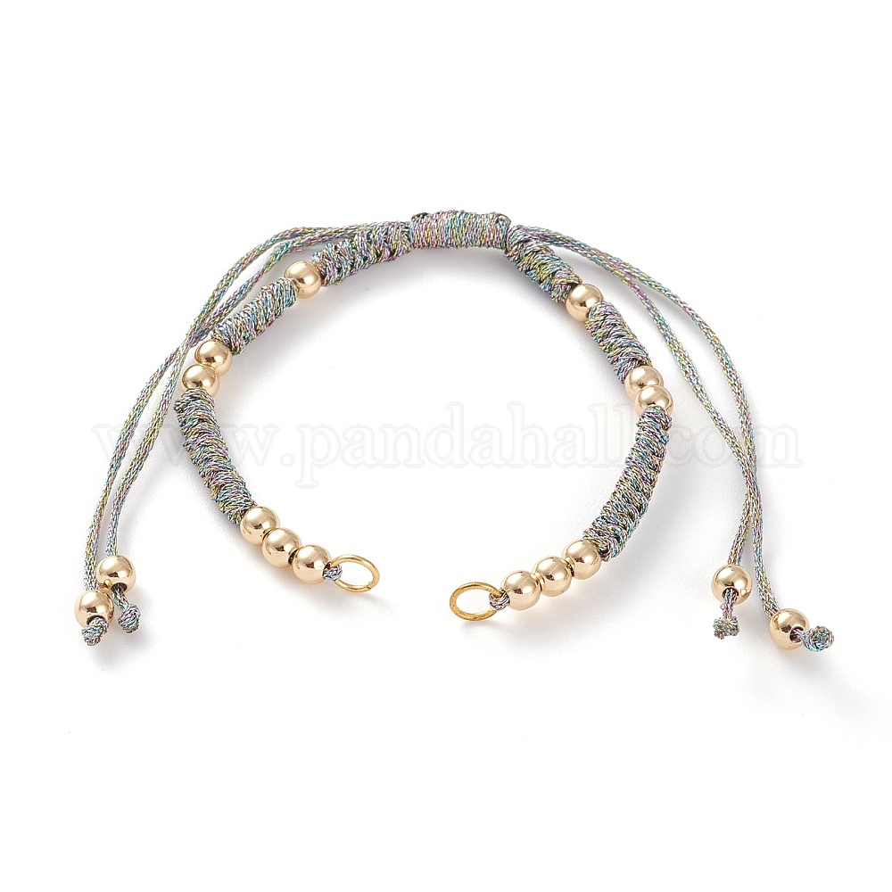Wholesale Adjustable Polyester Braided Cord Bracelet Making - Pandahall.com
