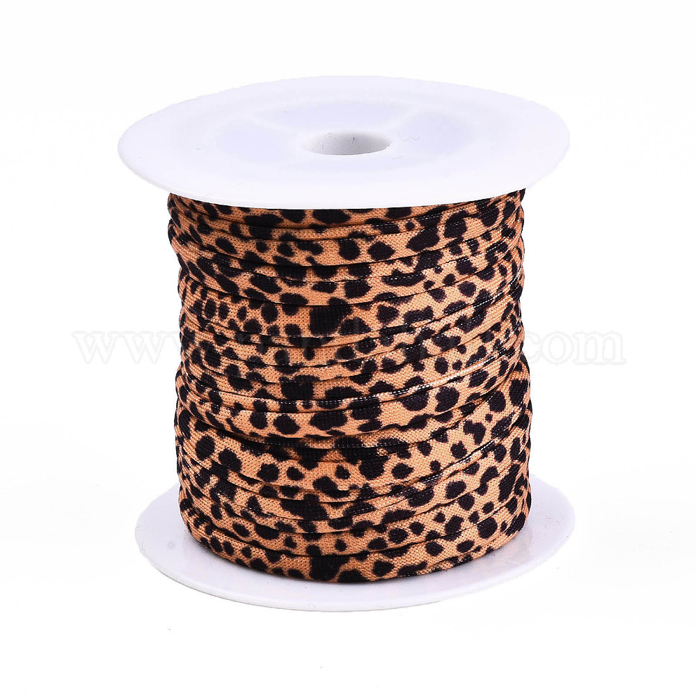 Wholesale Flat Polyester Elastic Cord - Pandahall.com