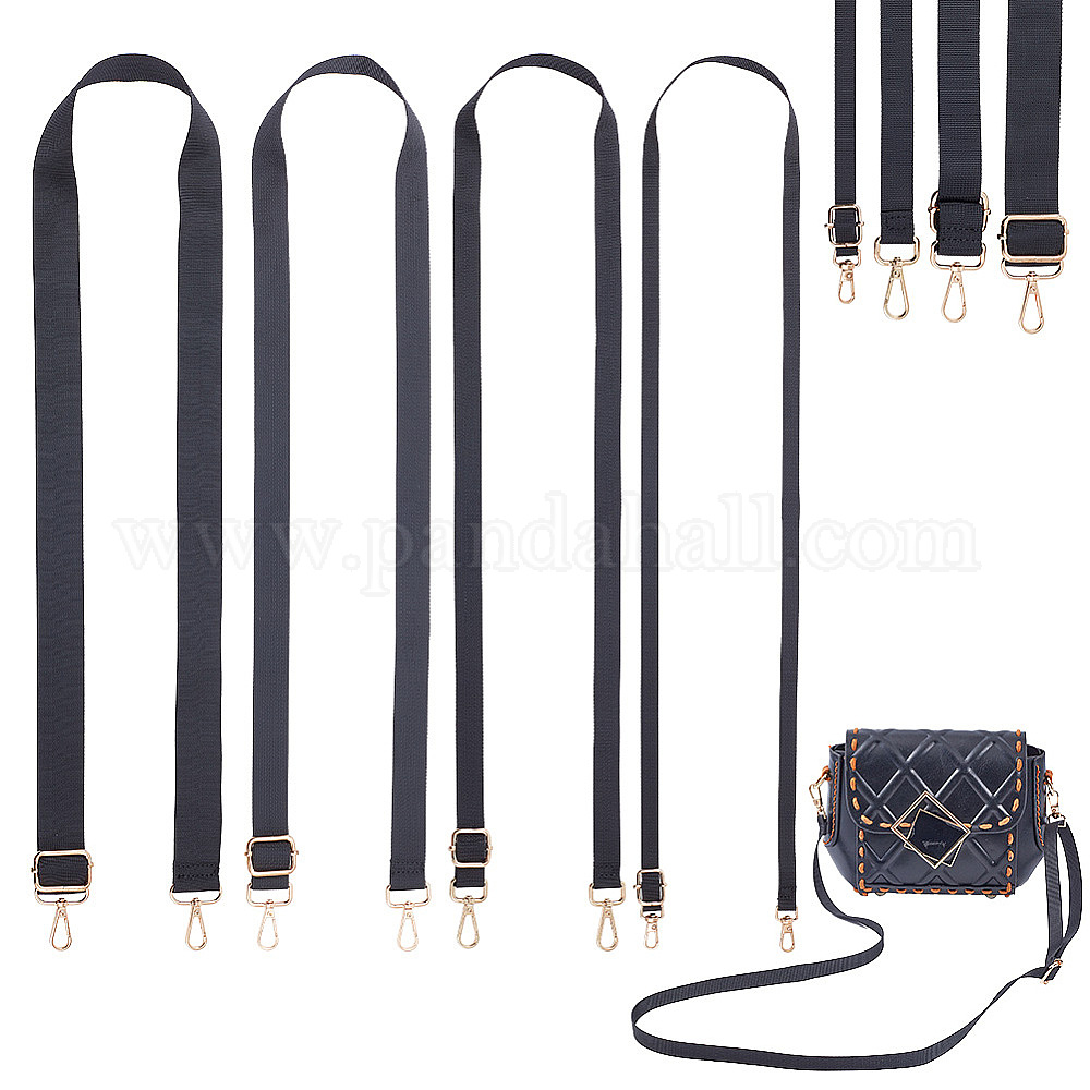 Wholesale 4Pcs 4 Style Canvas Adjustable Bag Straps - Pandahall.com