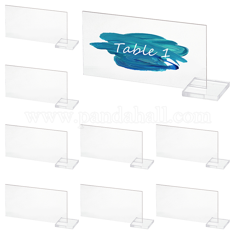 Wholesale Acrylic Table Tent Sign Holders - Pandahall.com