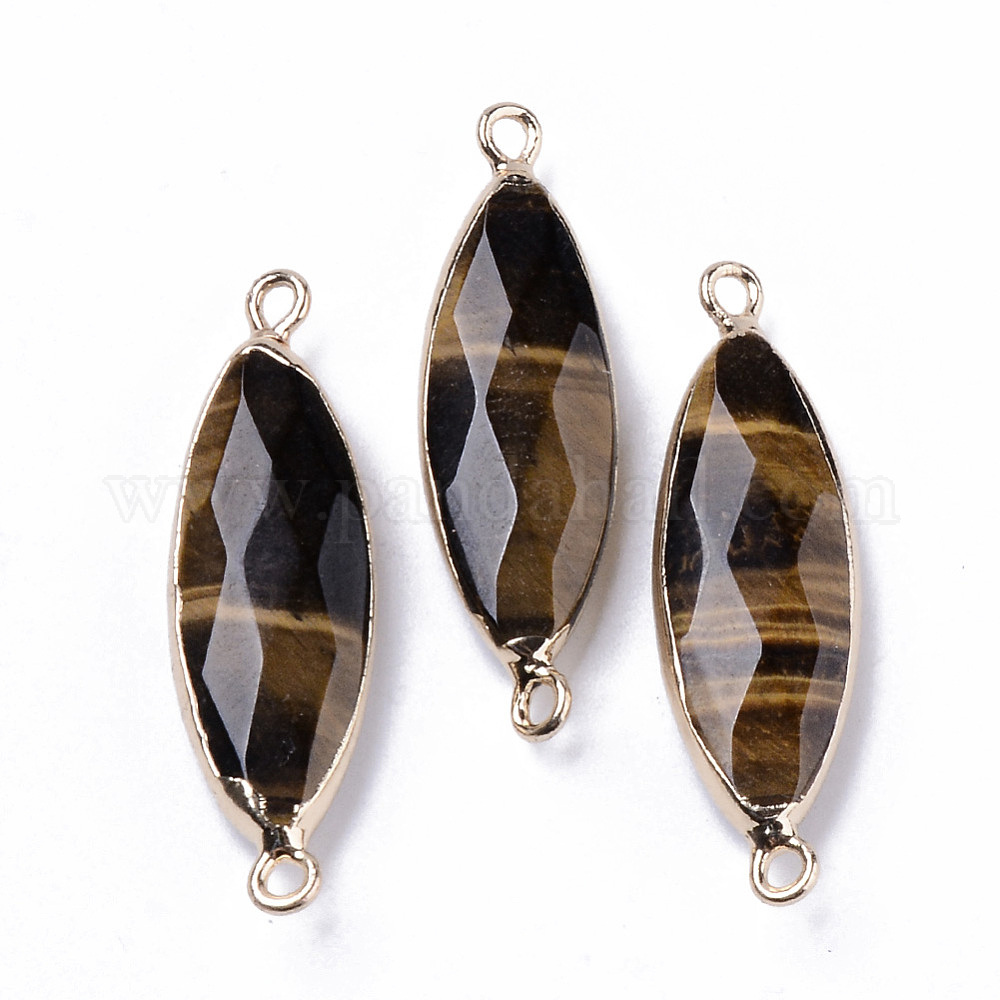 Wholesale Natural Tiger Eye Links Connectors - Pandahall.com