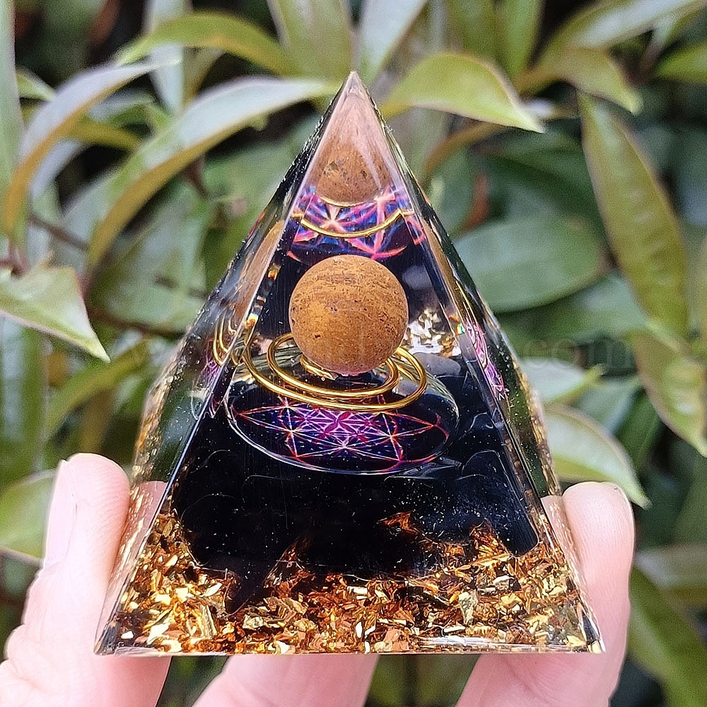 Wholesale Orgonite Pyramid Resin Energy Generators - Pandahall.com