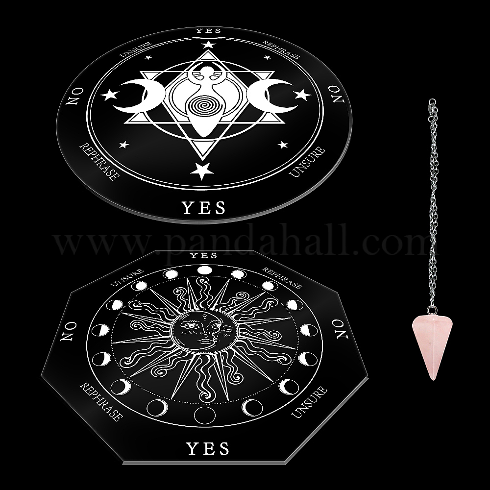 Wholesale DIY Pendulum Board Dowsing Divination Making Kit - Pandahall.com