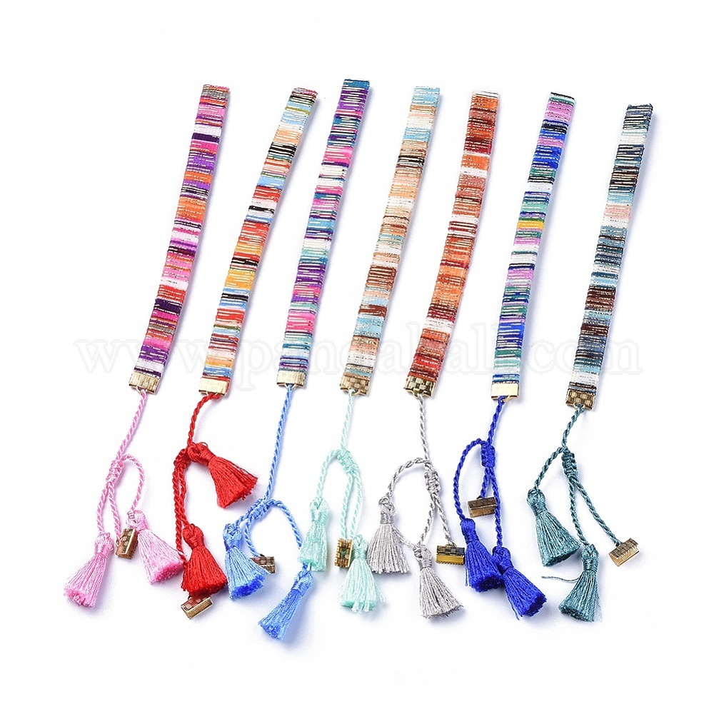 Wholesale Adjustable Polyester Cord Braided Bracelet Making - Pandahall.com