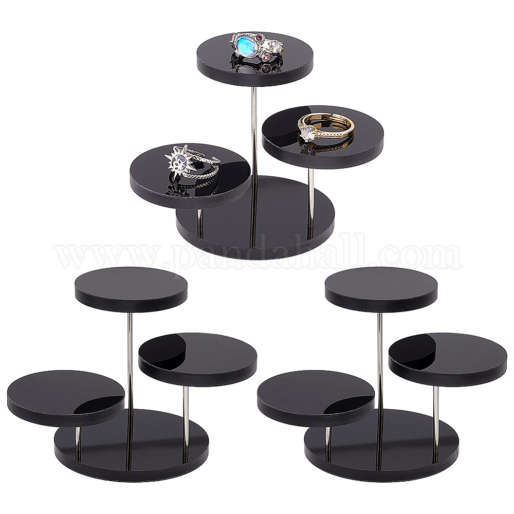 Wholesale 3-Tier Rotatable Acrylic Ring Display Riser Stands ...