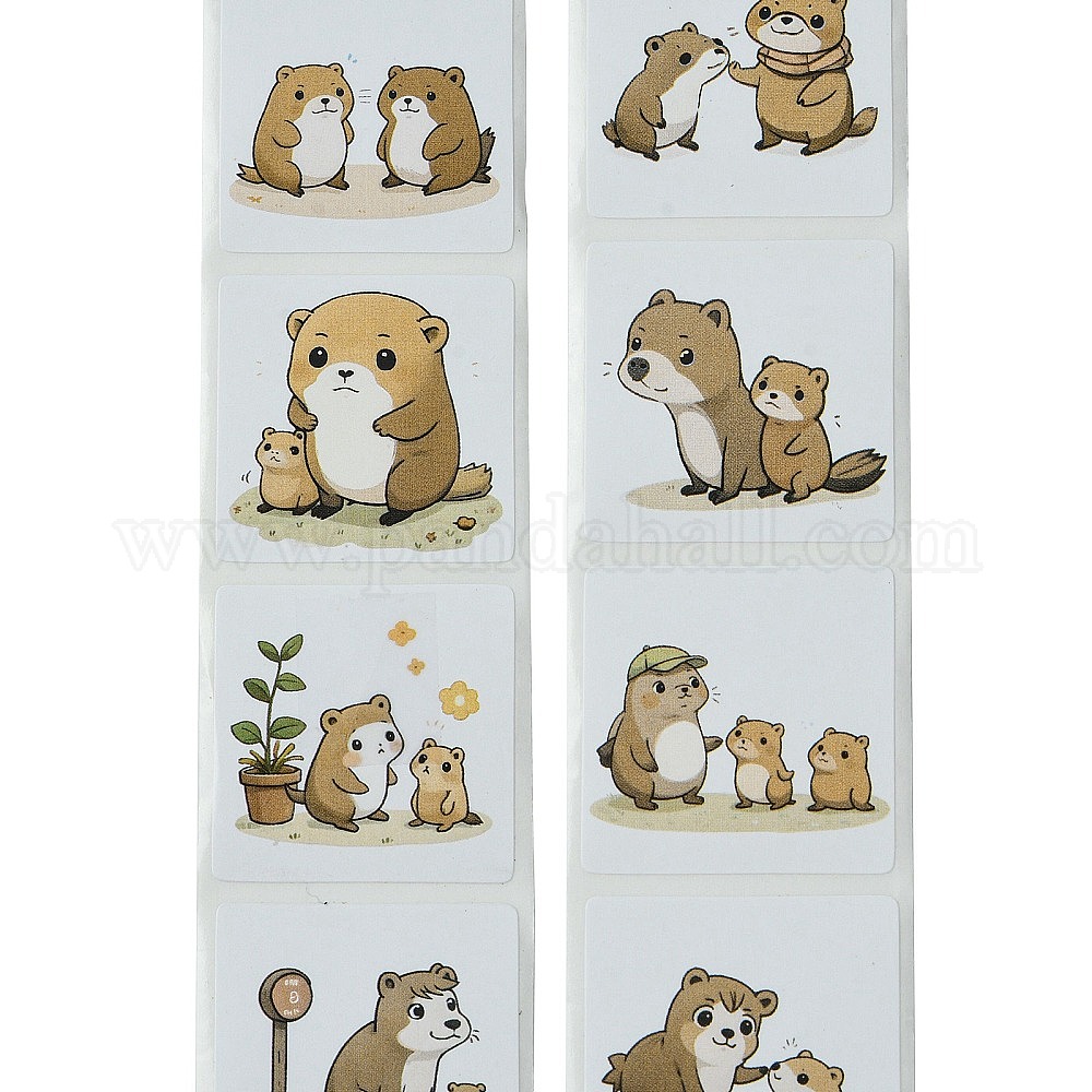 Wholesale 8 Styles Self-Adhesive Paper Cartoon Reward Stickers ...