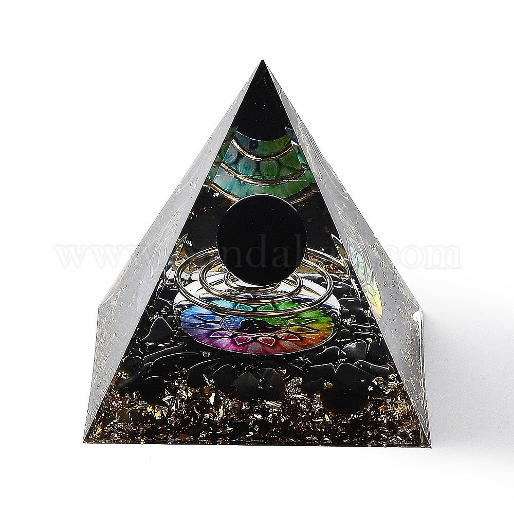 Wholesale Orgonite Pyramid Resin Energy Generators - Pandahall.com