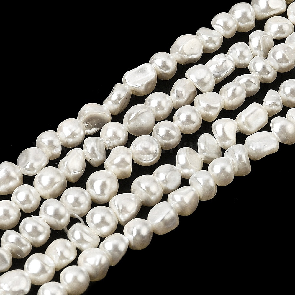 Wholesale Electroplated Shell Pearl Beads Strands - Pandahall.com