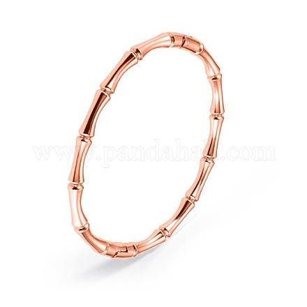 Wholesale 304 Stainless Steel Bamboo Joint Hinged Bangle - Pandahall.com