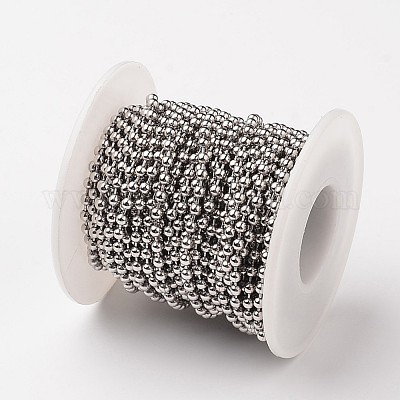Wholesale Tarnish Resistant 304 Stainless Steel Ball Chains - Pandahall.com