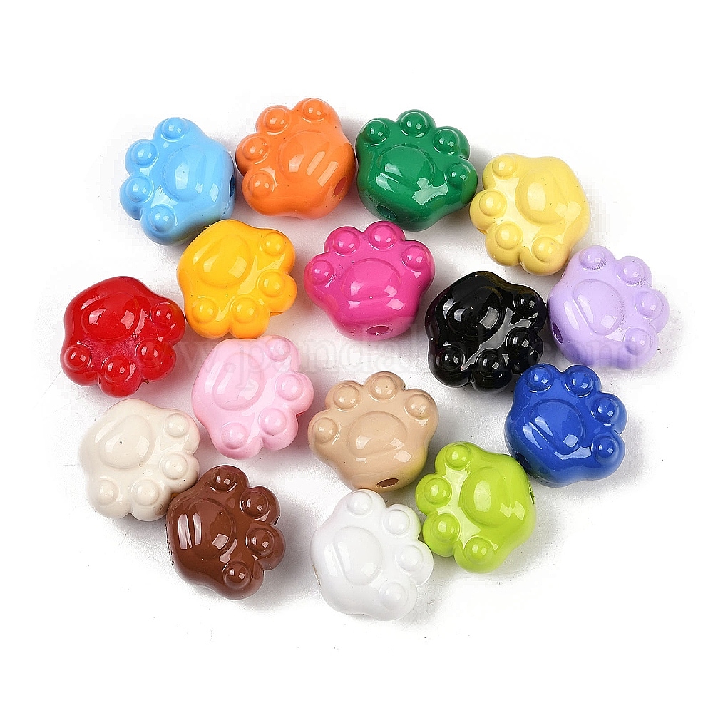 Wholesale Opaque & Spray Painted Acrylic Beads - Pandahall.com