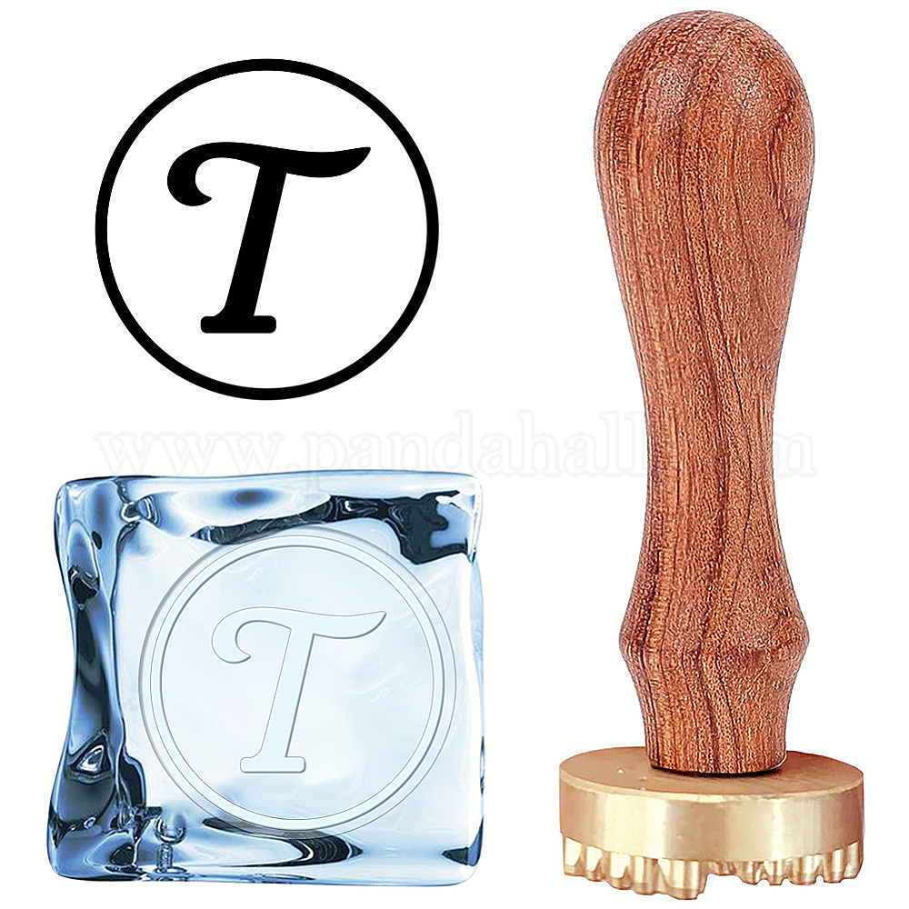 Wholesale 1Pc Golden Tone Brass Stamp Head - Pandahall.com