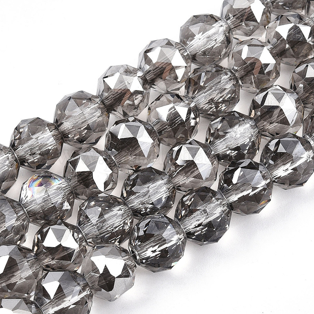 Wholesale Electroplate Transparent Glass Beads Strands - Pandahall.com