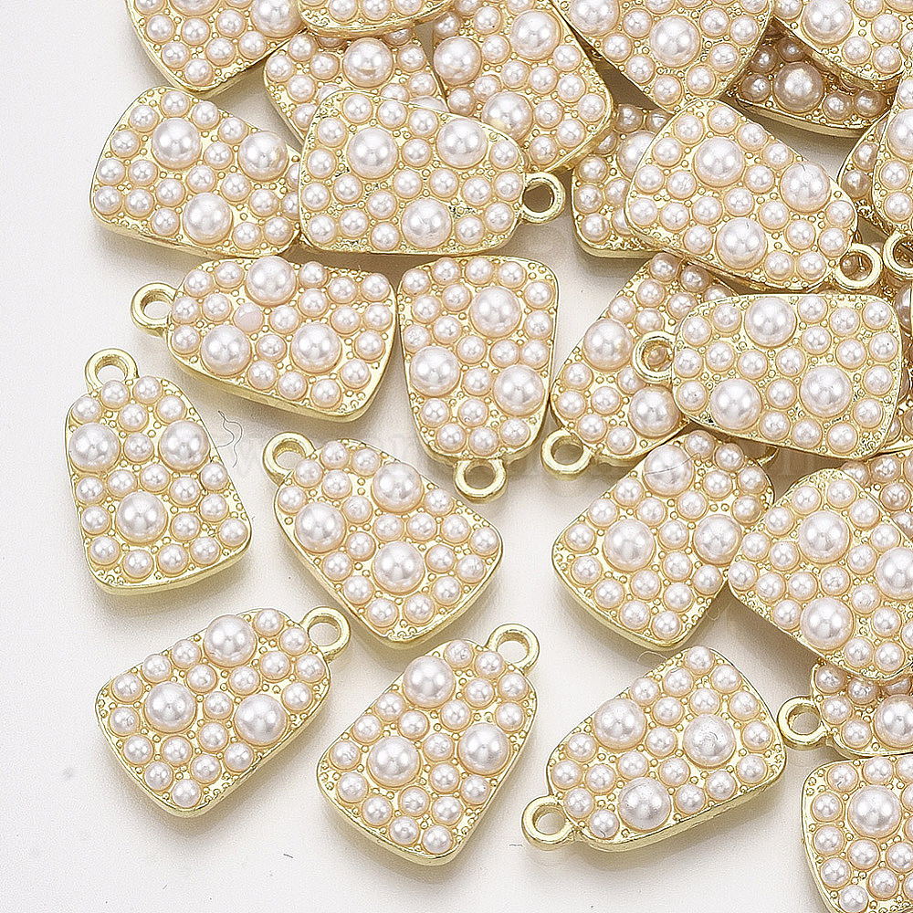 Wholesale ABS Plastic Imitation Pearl Pendants - Pandahall.com