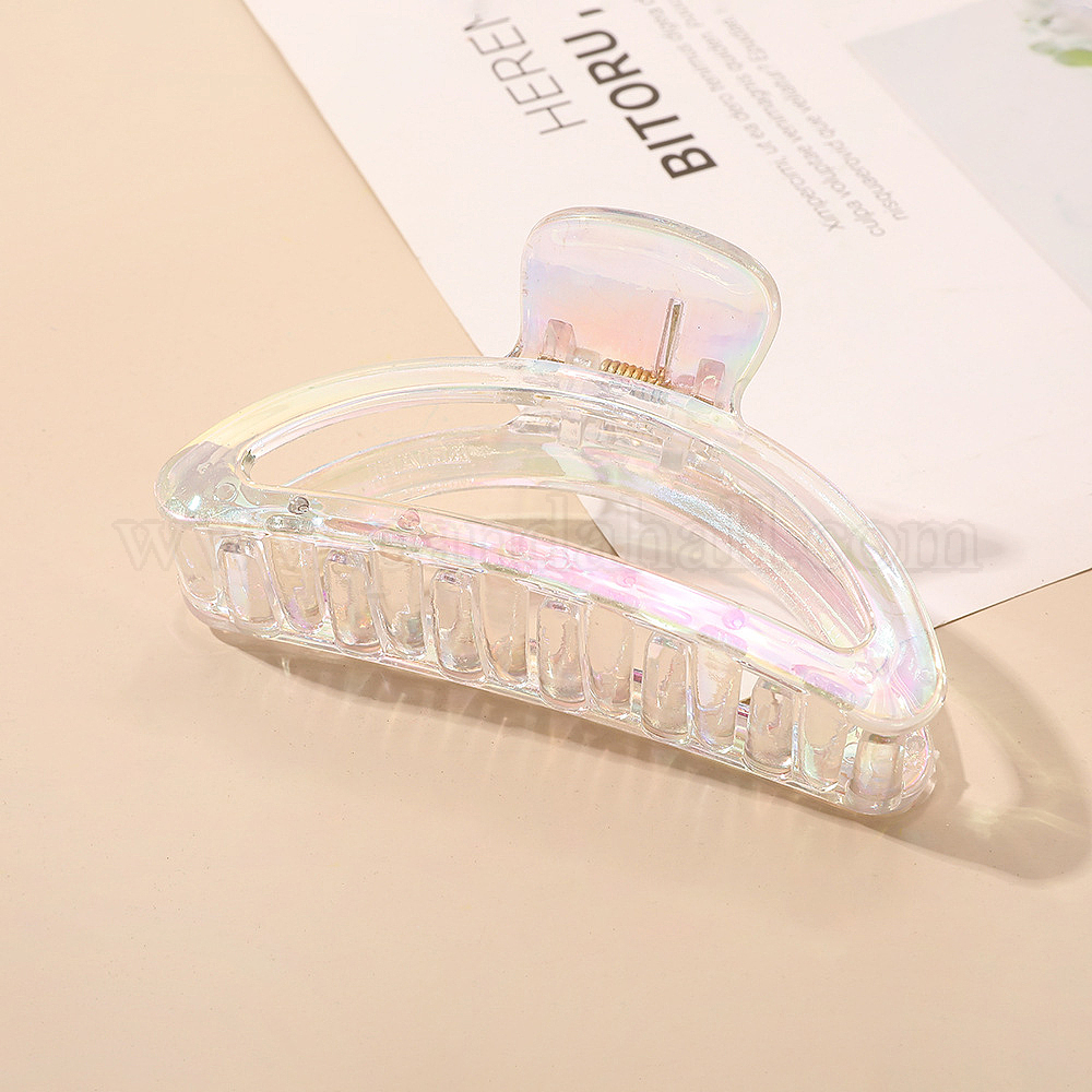 Wholesale Large Transparent Geometric Acrylic Hair Claw Clips ...