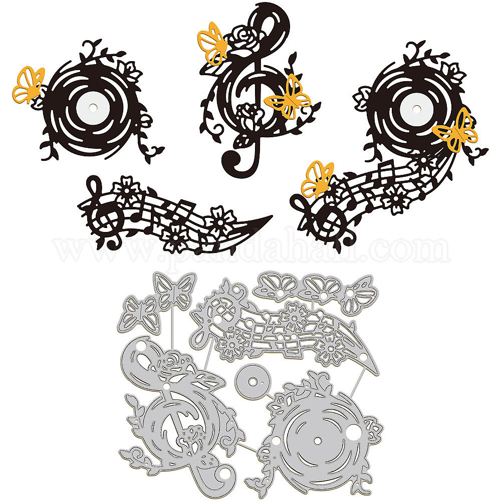 Wholesale Musical Note Carbon Steel Cutting Dies Stencils - Pandahall.com